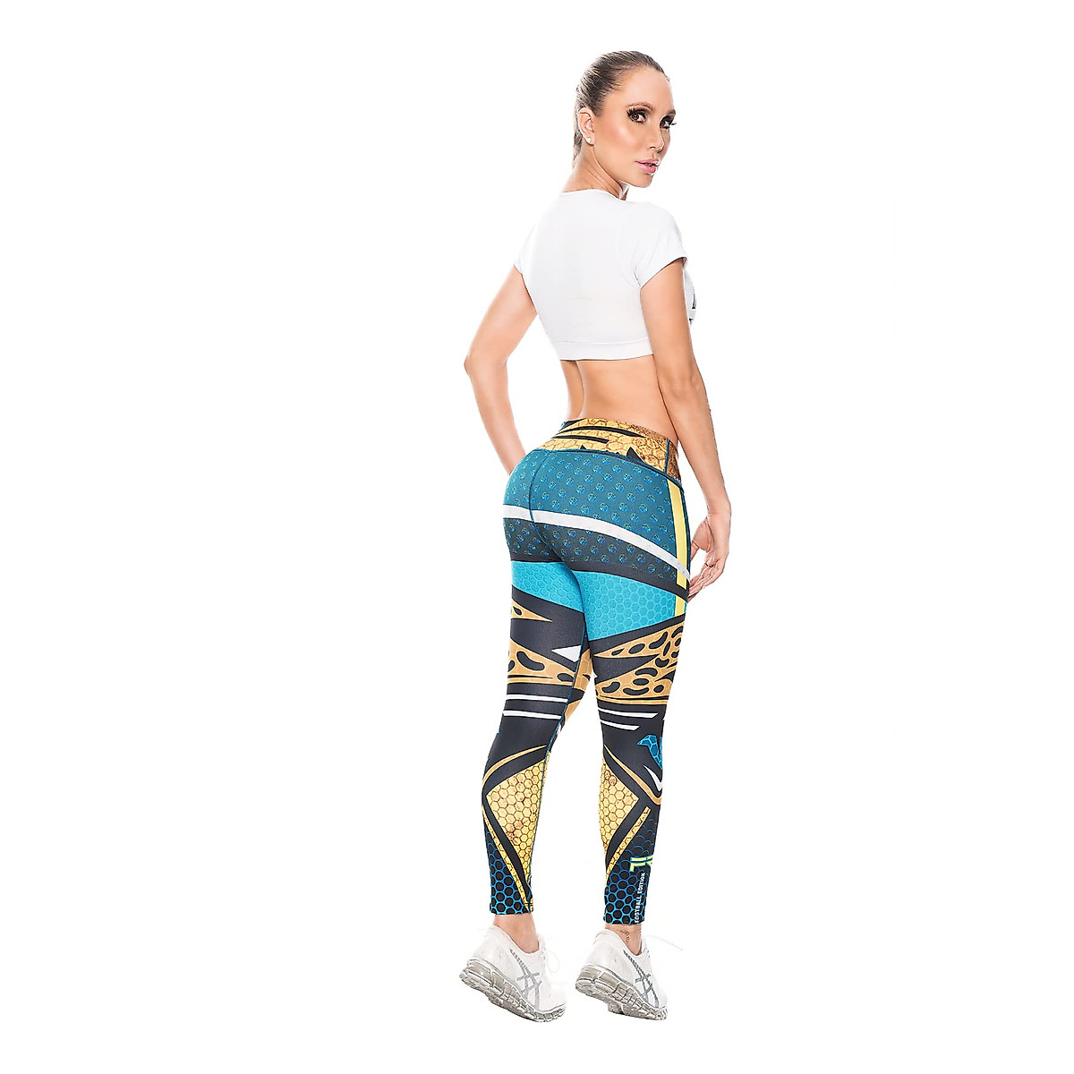 FP Football Leggings for Women Teens, Unisex Leggings, Fiber Colombia Leggings Fitness Workout Running Printed Pants JV Jaguars