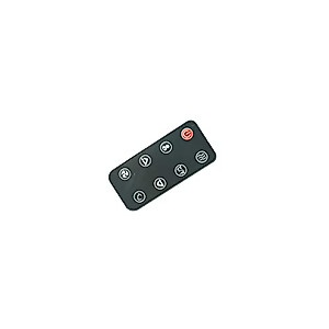 Replacement Remote Control for Comfort Glow QF4714R EF5675R Electric Fireplace Infrared Quartz Space