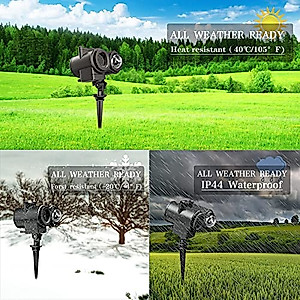 Christmas Projector Lights Outdoor, 3D Ocean Wave Christmas Light Projector with 26 HD Effects Waterproof Holiday Projector Lights for Home Indoor Birthday Party Xmas Decorations