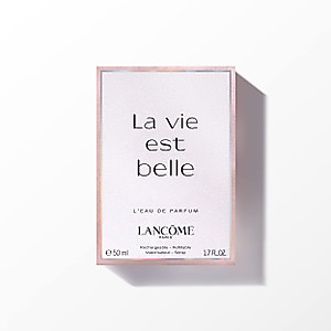 Lancôme La Vie Est Belle Eau de Parfum - Long Lasting Fragrance with Notes of Iris, Earthy Patchouli, Warm Vanilla & Spun Sugar - Floral & Sweet Women's Perfume, 1.7 Fl Oz