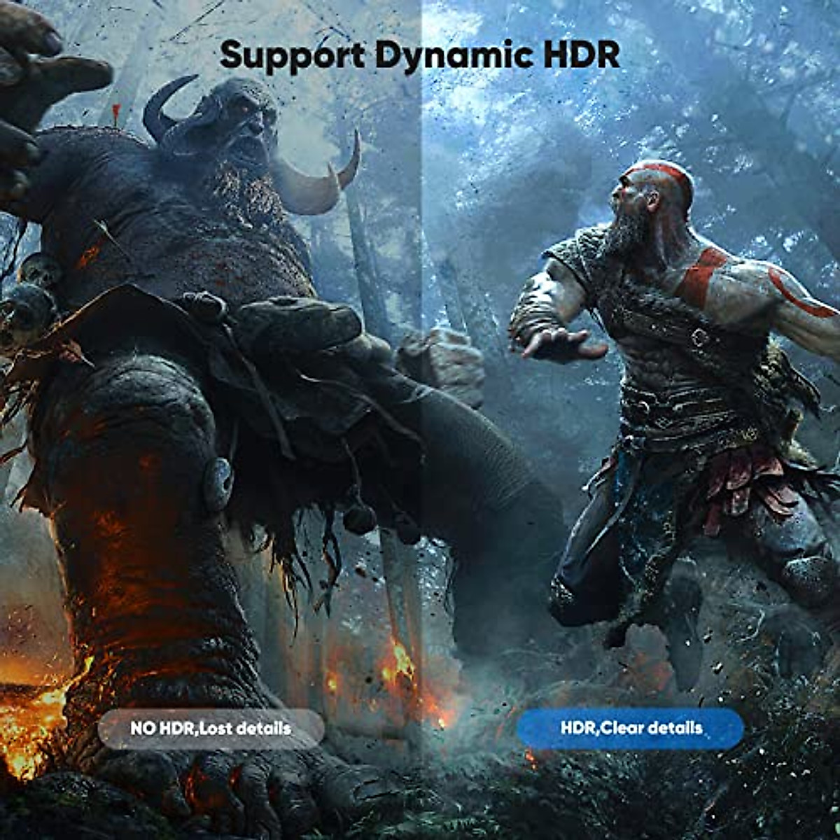 Capshi VESA Certified DisplayPort Cable 1.4, 8K DP Cable 10FT (8K@60Hz, 4K@144Hz, 2K@240Hz) HBR3 Support 32.4Gbps, HDCP 2.2, HDR10 FreeSync G-Sync for Gaming Monitor 3090 Graphics PC