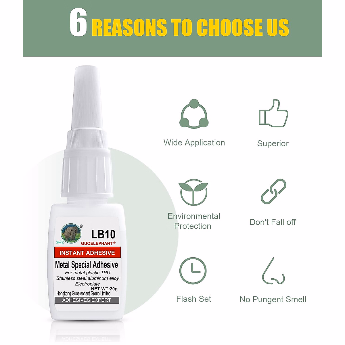 Metal Glue,Glue for Metal,for bonding Between Metal and Metal,Metal and Other Material.Instant Super Glue for Metal,Stainless Steel,DIY Craft,Aluminum Alloy,Metal Tube,Sculptures