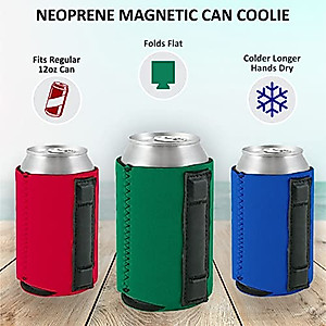 Blank Magnetic Can Coolie (6 Pack, Various)