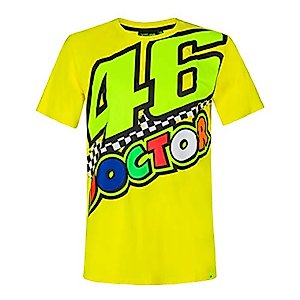 Valentino Rossi T-Shirt 46 Doctor S,Yellow,Man, Small