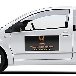 Custom Vehicle Magnets Magnetic sign With Custom Lettering 12" X 24" (Set of 2) - Landscape, Construction, Handy man, Plumbing, car repair shop Full Color