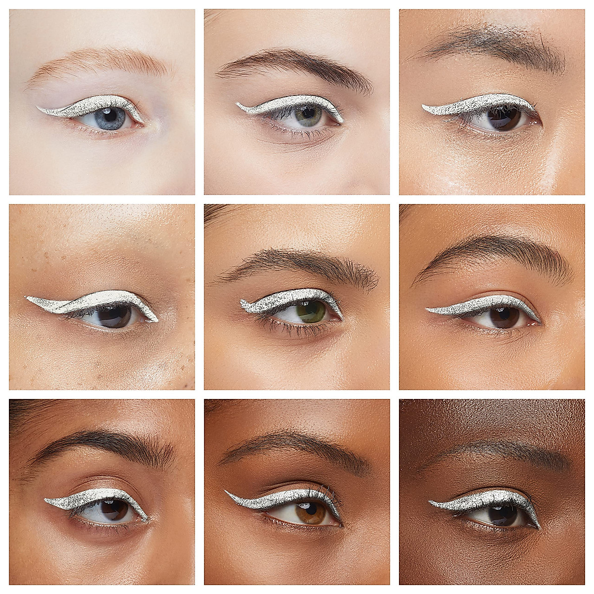 Ruby Kisses Classic Liquid Eyeliner, Smudgeproof Long Lasting Eye Makeup with Felt-Tip Applicator (1 PACK, White)