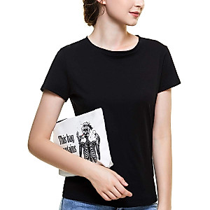 IHopes+ Funny Skeleton Makeup Bag Gift for Women Best Friends Sister | This Bag Contains My Face Makeup Zipper Pouch Bag Cosmetic Travel Accessories Bag Gifts halloween gifts