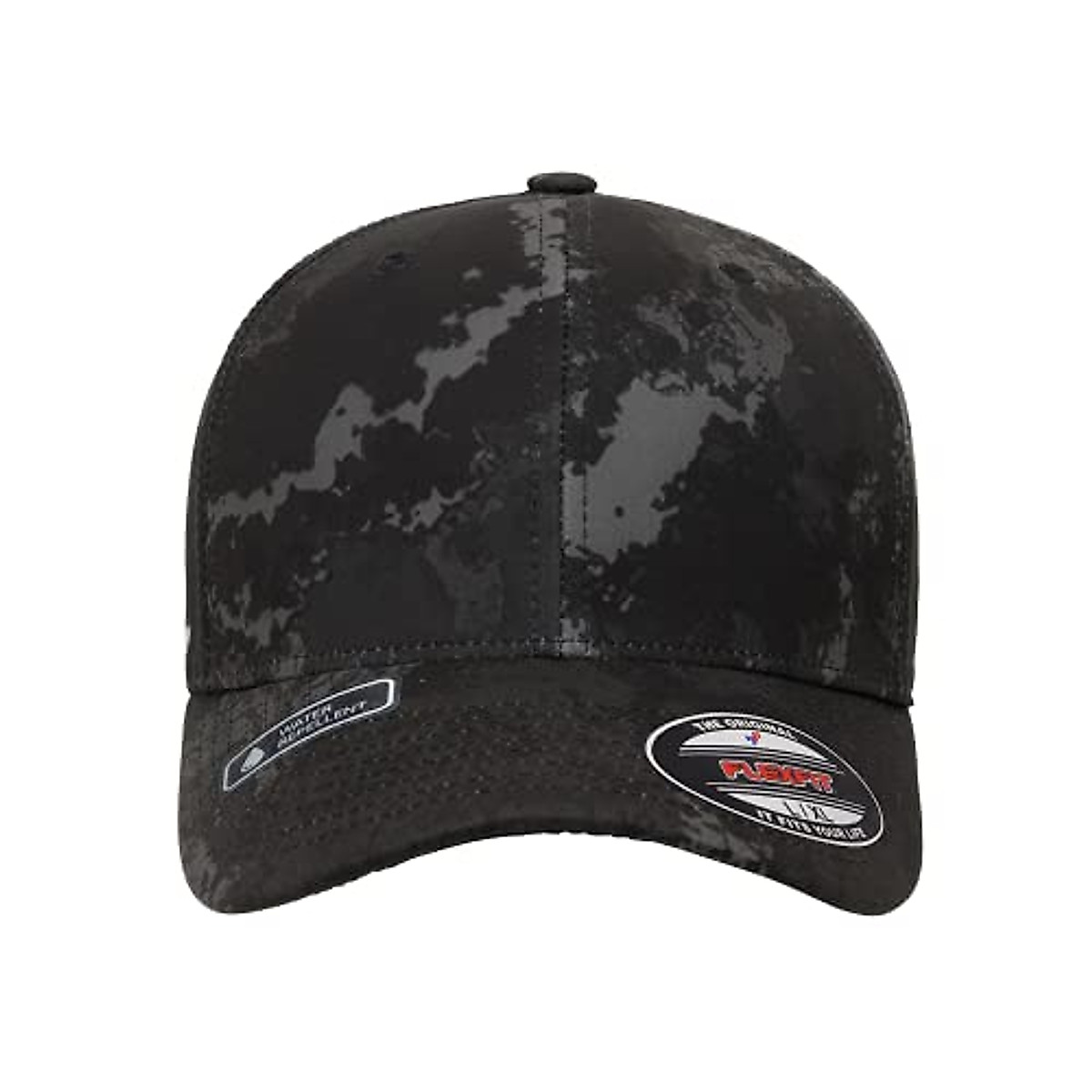 Flexfit unisex adult Flexfit Veil Camo Cap Hat, Poseidon, Large-X-Large US