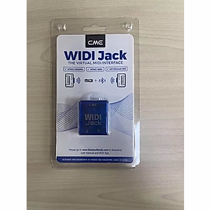CME WIDI Jack - Bluetooth MIDI Interface for TRS/DIN MIDI devices - Power by MIDI Out or usb-c - Ultra low 3ms latency wireless MIDI for Synthesizer EWI Keytar Pedalboard Digital Piano
