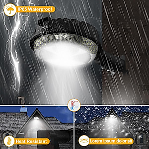 Maliralt LED Barn Light Dusk to Dawn Outdoor Lighting 150W Barn Lights Outdoor IP65 Waterproof Area Street Light for Farmhouse Barns Garage Yard Warehouse Outdoor Security Lighting