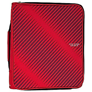 Five Star® Multi-Access Zipper Binder, 8 1/2" x 11", 2" Rings, Assorted Cover Colors