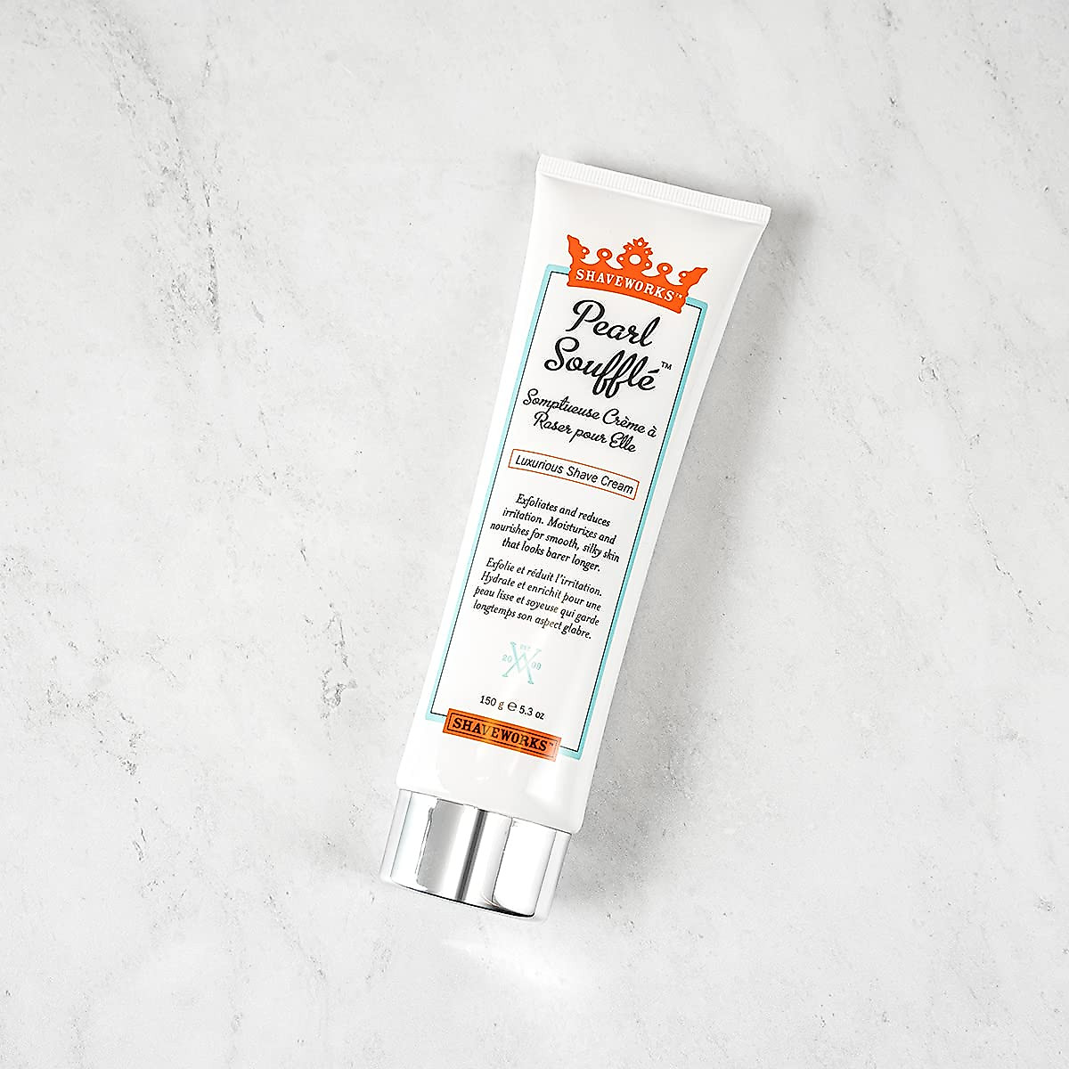 Shaveworks Post Waxing and Shaving Solution for Ingrown Hair, Razor Bumps and Razor Burns, The Cool Fix, 5.3 Fl Oz. and The Pearl Soufflé Shave Cream, 5.3 Fl Oz.