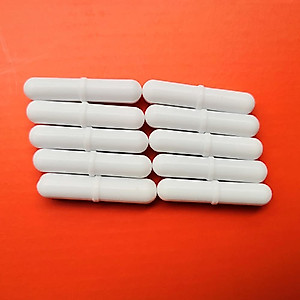 Magnetic Stirrer Stir Bars, Diameter 0.32" (8 mm), Length 1.6" (40 mm), 5 Pieces