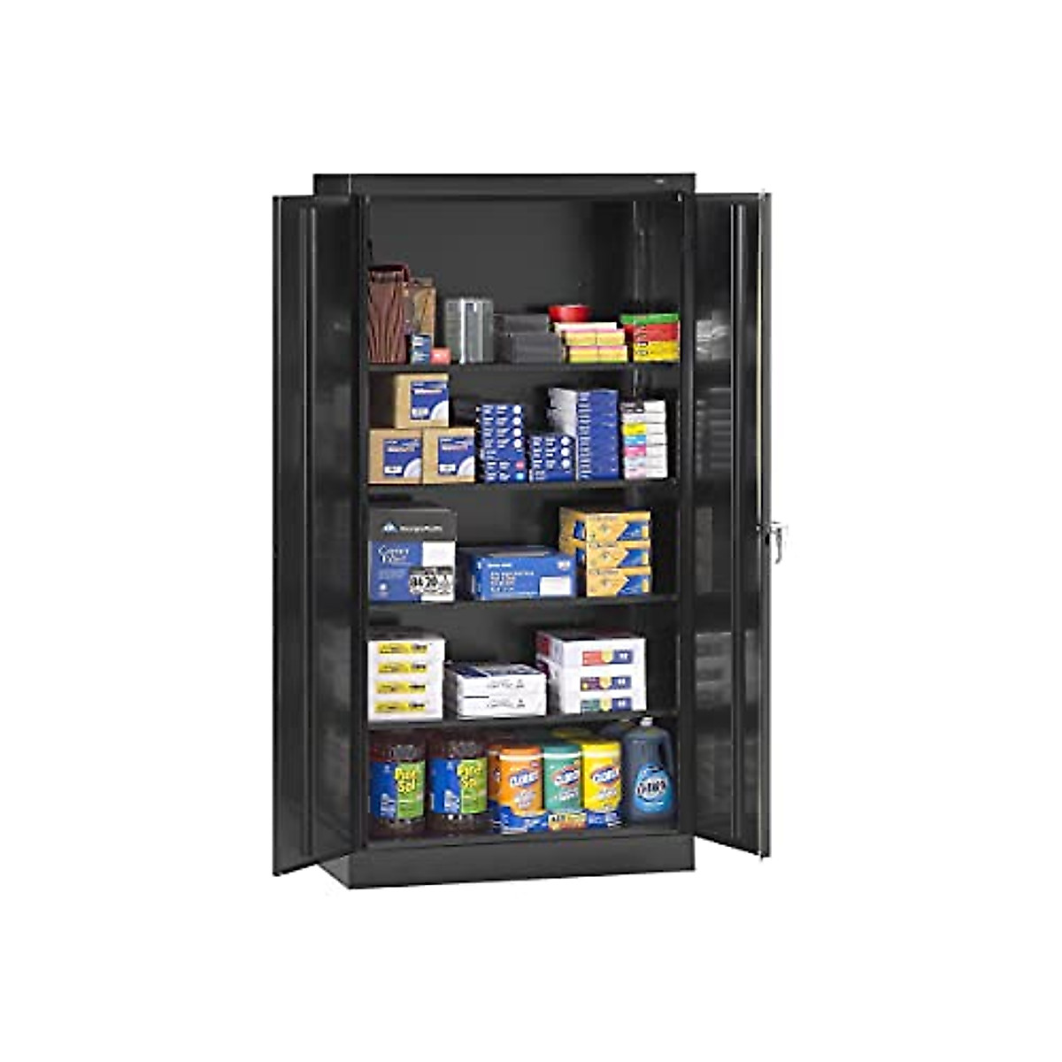 Tennsco 1470Bk 72-Inch High Standard Cabinet, 36W X 18D X 72H, Black