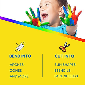 Hygloss Products Acetate Sheets for Crafts, Clear Overhead Projector Film, For Arts And Craft Projects and Classrooms, Not for Printers, 8.5” x 11”, 10 Pack