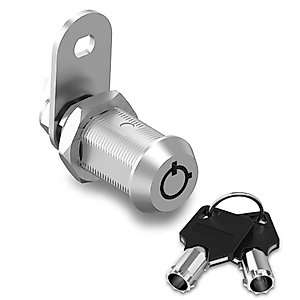 1 Pack 1-1/8¡± Cabinet Locks RV Storage Lock, Mailbox Lock and Keyed Alike Code Unique, RV Locks for Storage Door Mailbox Toolbox, Chrome Finish