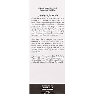 GlyMed Plus Age Management Gentle Facial Wash, 8 Ounce
