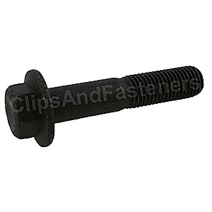 (1) M16-2.0 x 80mm Hex Head Flange Bolt Non Serrated Class 10.9 Plain DIN 6921