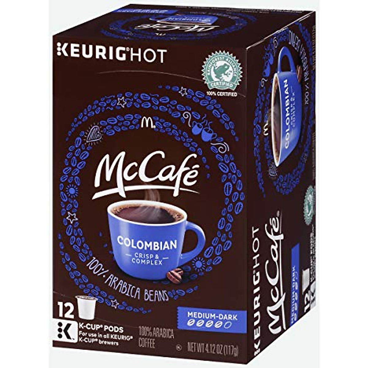 McCafe Colombian Keurig K Cup Coffee Pods (12 Count, 4.12 oz Box)