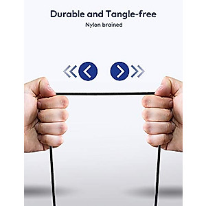 Mr Rex 2.5mm to 3.5mm Audio Aux Cable for Bose 700 QuietComfort QC45 QC35II QC35 QC25 Headphones, JBL E45BT E55BT Headsets, Headphone Replacement Cord Nylon Braided Cable Stereo Adapter 5ft/1.5m,Black