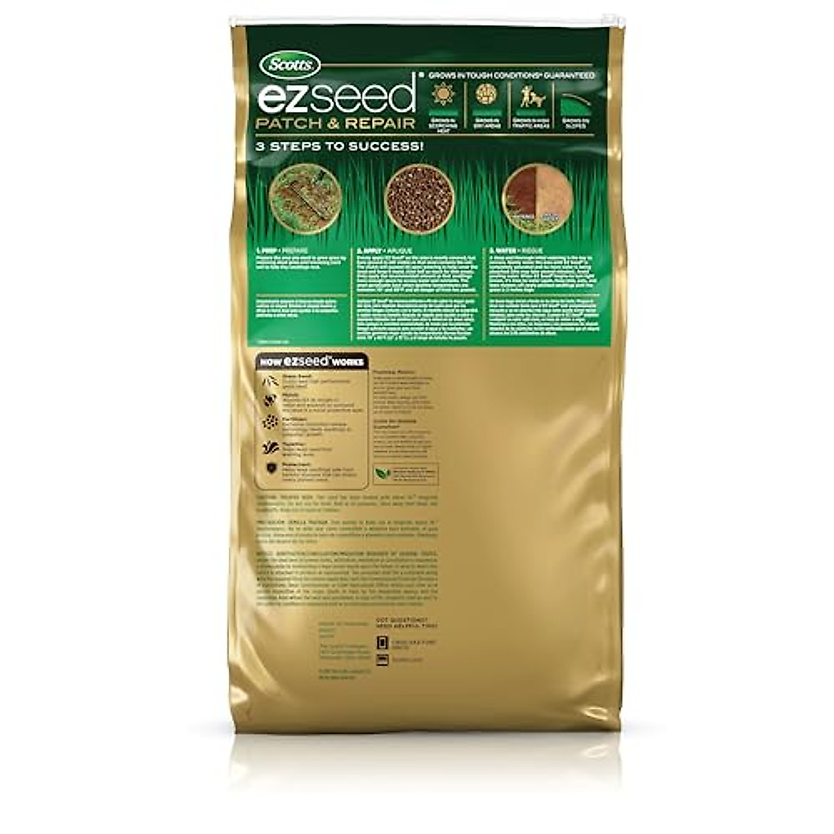 Scotts 17590 EZ Bermuda Grass Lawns Seed (4 Pack), 10 lb