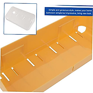 Healeved 2pcs Storage Rack White Plastic Hangers Utensil Hanger Storage Hangers Bathroom Storage Shelf Food Storage Organizer Wall Bathroom Storage Holder Kitchen Storage Rack Storage Racks