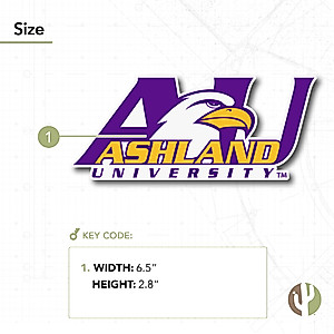 Desert Cactus Ashland University Eagles Vinyl Decal Laptop Water Bottle Car Scrapbook Sticker (IND 00006)