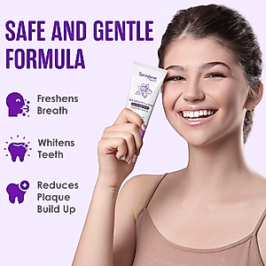 SprinJene Natural Sensitivity & Gum, Fluoride Toothpaste for Sensitive Teeth | Natural Toothpaste for Cavity Protection | 2 Pack