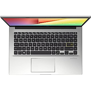 ASUS VivoBook 14" FHD Laptop Computer, Intel Core i3 1005G1 Up to 3.4GHz, 4GB DDR4 RAM, 128GB PCIe SSD, 802.11AC WiFi, Bluetooth 4.1, Webcam, Dreamy White, Windows 10 S, 64GB Flash Drive