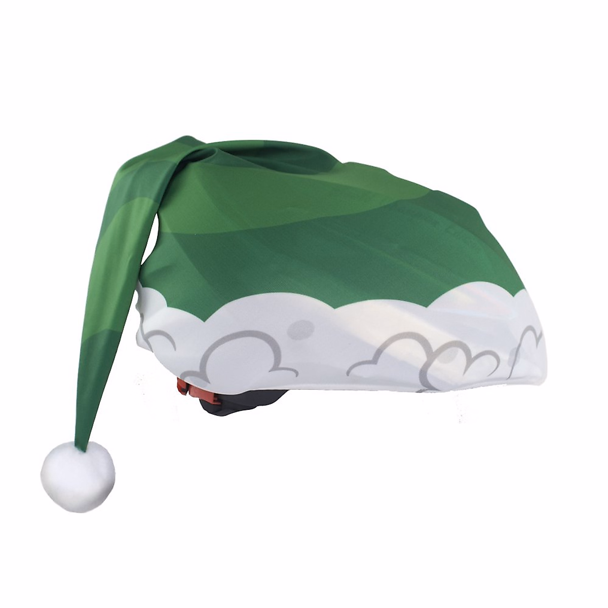 Christmas Elf Helmet Cover for Snowboard Cycling