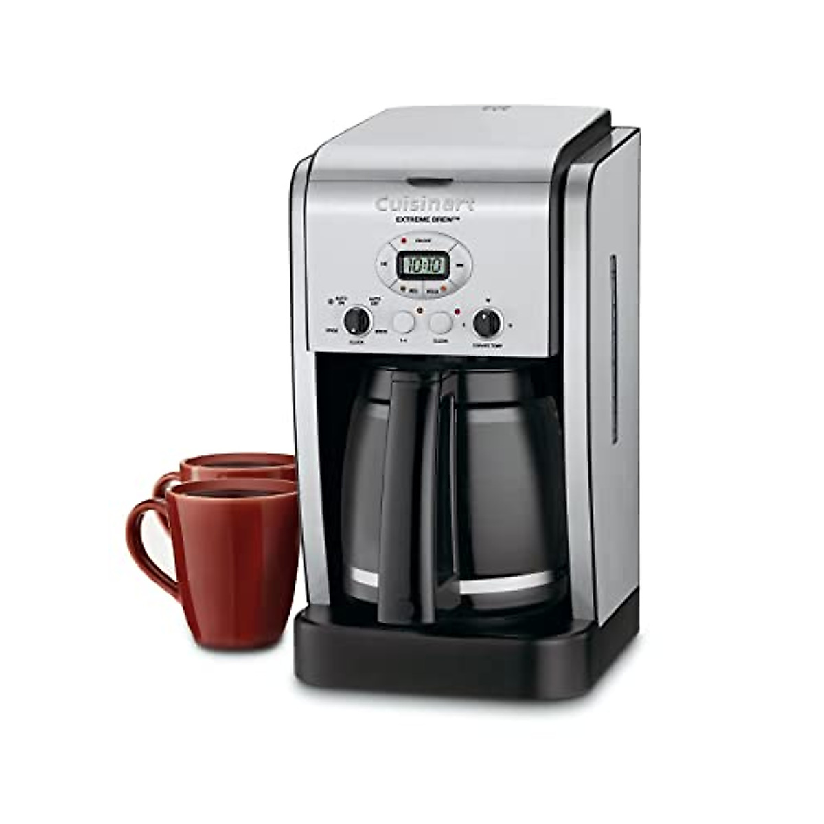 Cuisinart DCC-2650P1 Extreme Brew 12-Cup Programmable Coffeemaker, Black/Stainless Steel