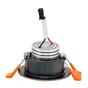 DAKWA 3W Spotlight Aluminum Metal COB Recessed Ceiling Light 3000K/4000K/6000K Selectable Daylight for Home (Size : 6500K White Light)