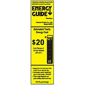 Hisense 43R7E 43-inch 4K Ultra HD Roku Smart LED TV HDR (2019)