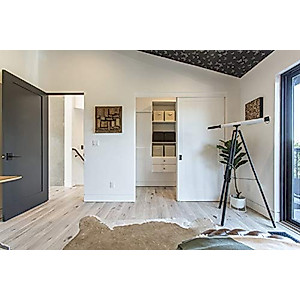 Easy Track 680099-WH Composite Wood Constructed Durable Double Hanging Kit Storage Closet Organizer with 2 Shelves and 2 Hanging Rods, White