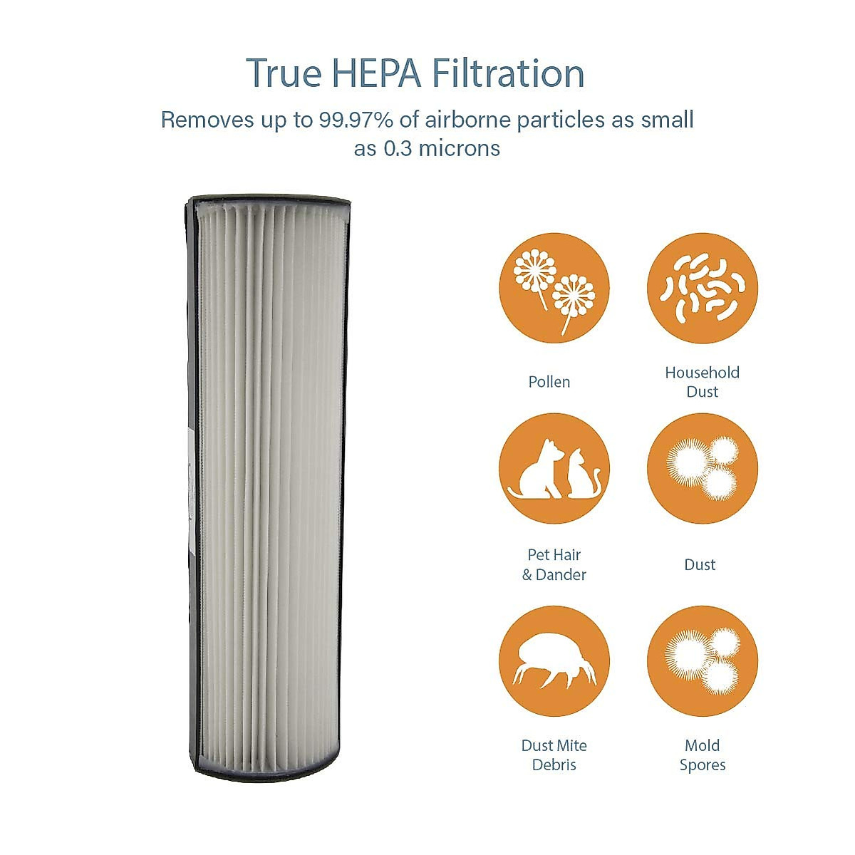 Filter-Monster – Replacement HEPA Filters, 2 Pack – Compatible with Therapure TPP440F Filter for Therapure Air Purifier TPP440, TPP540, and TPP640 Air Purifiers