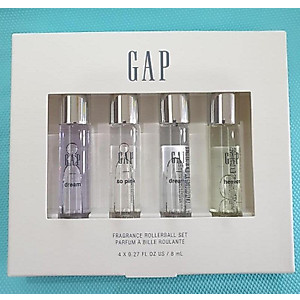 Gap Rollerball Perfume Set (Dream, Dream+, Heaven, So Pink) 8 mL each, 3.75 ounces