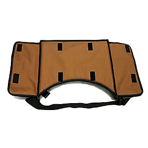 Sale! Kids Travel Tray, Lap Tray, Play Tray, Snack Tray, Activity Tray, with Mesh Storage, Plastic Writing Surface with Markers, for Car Seat, Stroller and Plane Fude Brand (Brown)