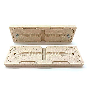 Smedioks Premium Soft Plastiс Mold Lure Making Injection Molds Fishing Lures 2 Cavity Baby Rage Craw Bait 3"