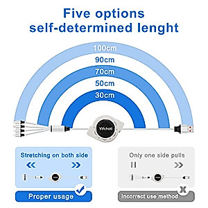 2 Pack 4 in 1 Multi USB Retractable Charger Cable,Fast Multiple Charging Cord Adapter with Dual Phone/USB-C/Micro-USB Port Adapter, Fast Charging Compatible with Cell Phones Tablets Universal Use
