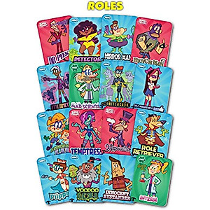 Bezier Games One Night Ultimate Super Villains, Family Friendly Party Game, Fun Game for Kids & Adults, Engaging Social Deduction, Fast-Paced Gameplay, Hidden Roles & Bluffing