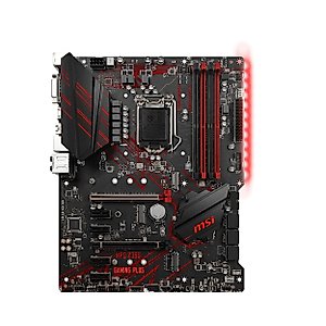 MSI MPG Z390 Gaming Plus LGA1151 (Intel 8th and 9th Gen) M.2 USB 3.1 Gen 2 DDR4 HDMI DVI CFX ATX Z390 Motherboard