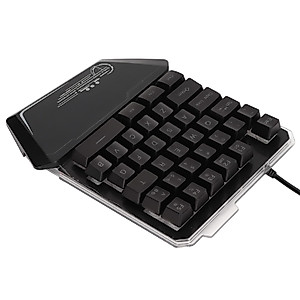 One-Handed RGB Mechanical Gaming Keyboard, 35 Keys Portable Mini RGB Gaming Keyboard support for Vista/for Win7/for Win8/for WIN10/for Android/for OS