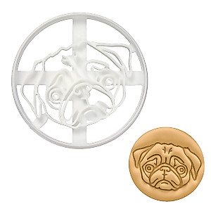 Pug Face cookie cutter, 1 piece - Bakerlogy