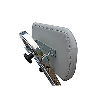 LIBEDOR High Stool Chair sit Stand Bench Standing aid Adjustable seat and backrest Adjustable Height Ergonomic seat is 2.2 inches Thick White Color