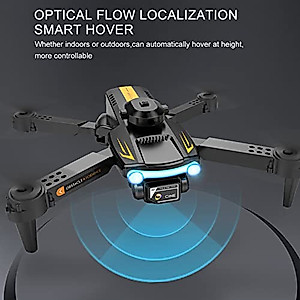 GoolRC XT2 Drone with Camera for Adults, 4K HD FPV Mini Drone for Kids with Optical Flow Positioning, RC Qudcopter with Obstacle Avoidance, 3D Flips, Altitude Hold, Headless Mode, 3 Batteries (Blue)