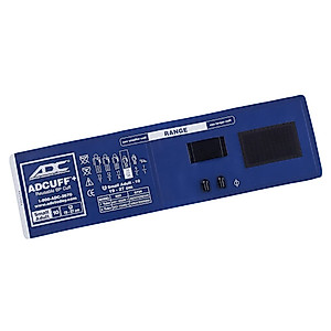 ADC e-sphyg 3+ NIBP Monitor, Set of One-Piece, Reusable Adcuff+ Cuffs (Small Adult, Adult, Large Adult), 9003K-MCC1