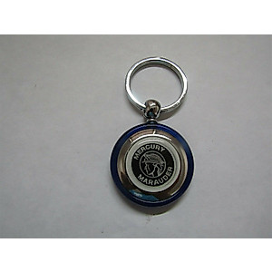 1963 1964 1965 1969 1970 2003 2004 MARAUDER LOGO ROUND PLASTIC KEYCHAIN - BLUE