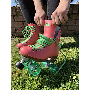 Moxi Skates - Beach Bunny - Fashionable Womens Roller Skates | Watermelon | Size 8