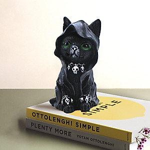 Kilyparty 4PCS Set Cats Garden Decor Cat Gnome Statues for Outdoor Halloween Cat Figurine Cat Lover Idea Cute Cat homedecor Waterproof Figurines Lawn Ornaments