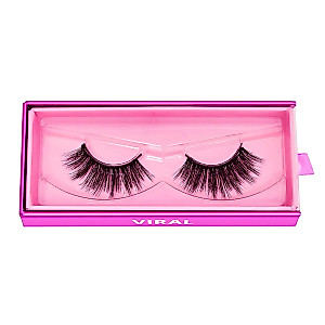 Magnetic Eyelashes – Viral | Artificial Magnetic Lashes, Made with Synthetic Faux Mink Fiber, Comfortable and Natural Lash Extention Look, Reusable Up To 60 Times, Long Wispy 15mm, 1 Pair